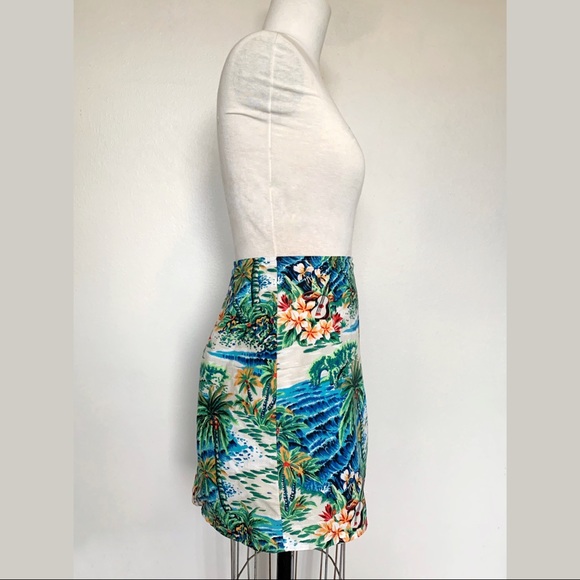 Skirts | Vintage Hawaiian Print Island Skirt | Poshmark